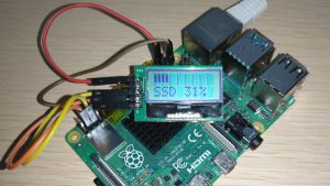 秋月 AQM0802 で 実用Raspberry Pi CPU用 LCD モニタ - ボクにもわかる電子工作のブログ