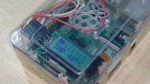 秋月 AQM0802 で 実用Raspberry Pi CPU用 LCD モニタ - ボクにもわかる電子工作のブログ
