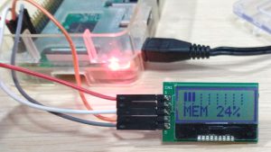 秋月 AQM0802 で 実用Raspberry Pi CPU用 LCD モニタ - ボクにもわかる電子工作のブログ