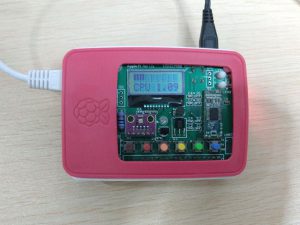 秋月 AQM0802 で 実用Raspberry Pi CPU用 LCD モニタ - ボクにもわかる電子工作のブログ