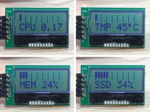 秋月 AQM0802 で 実用Raspberry Pi CPU用 LCD モニタ - ボクにもわかる電子工作のブログ
